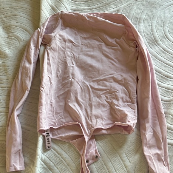 SKIMS | Tops | Limited Edition Pink Skims Body Suit Size Sm | Poshmark